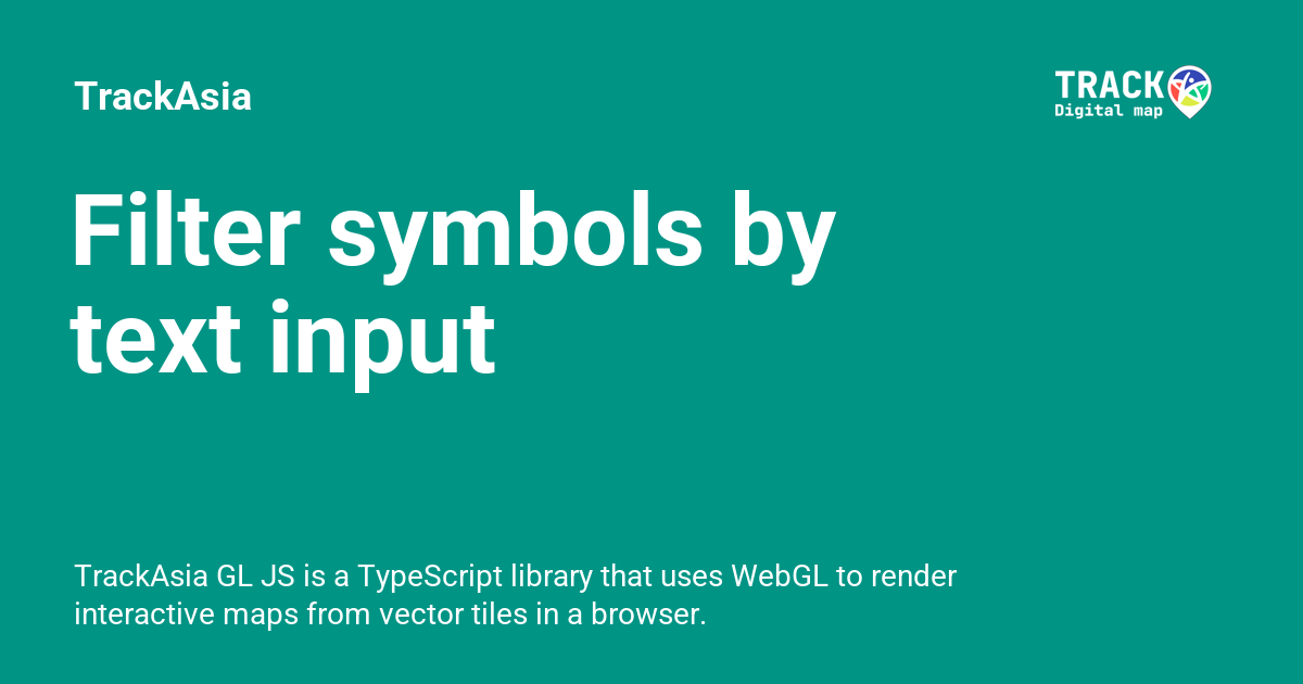 Filter symbols by text input - TrackAsia
